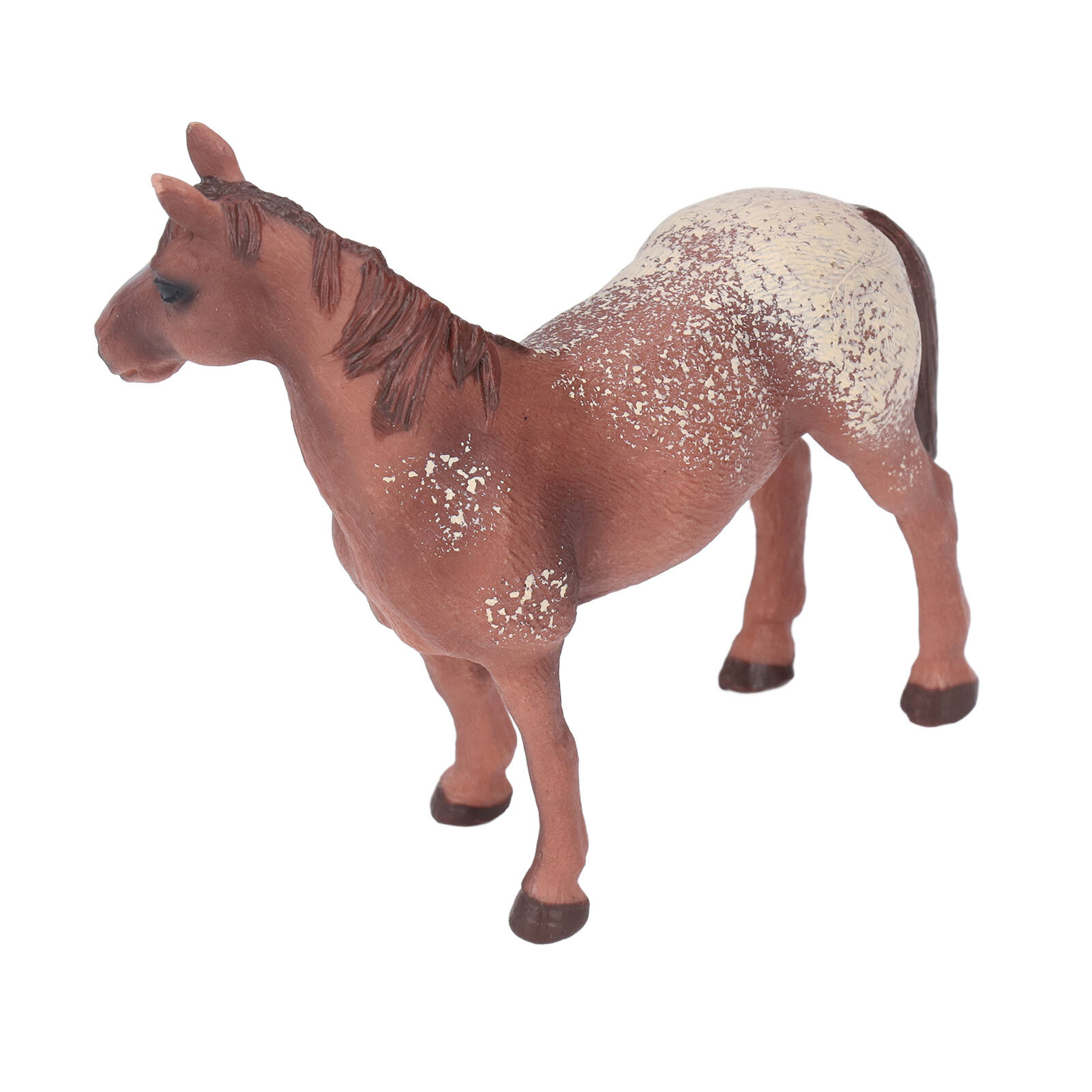 Яркая фигура лошади Аппалуза из ПВХ для детей, подарок на день рождения, реалистичная модель животного