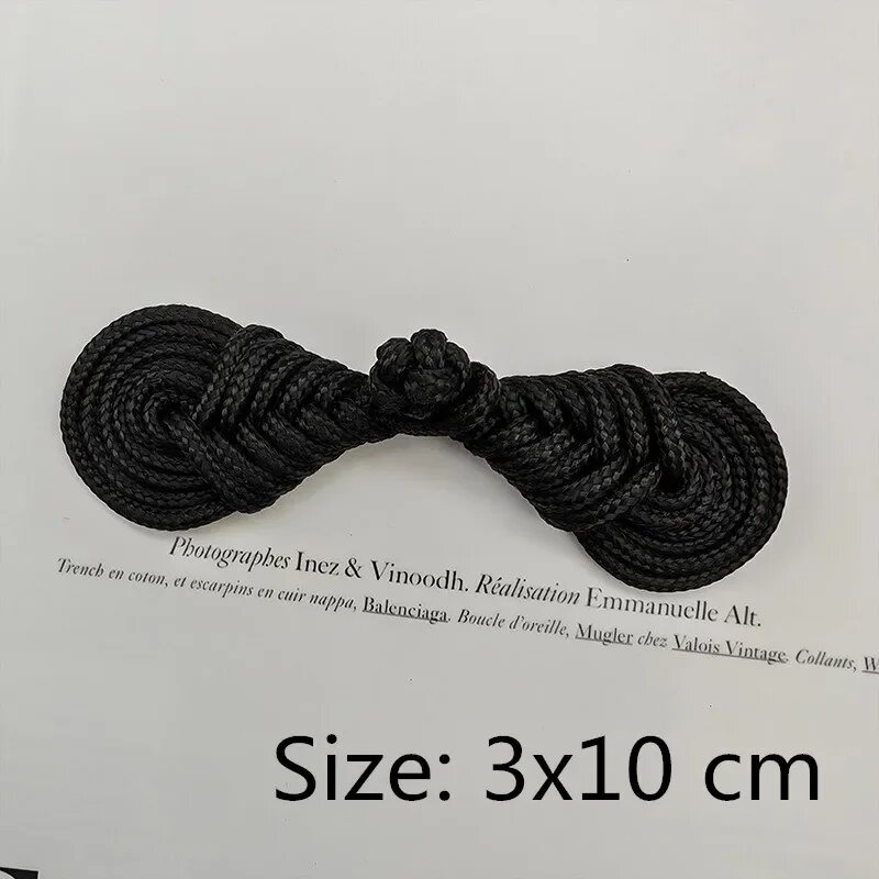 Китайские кнопки-узелки для чехлов на стул Черный, Black