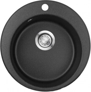 Кухонная мойка Emar Quartz EMQ-1475. C 47,5x47,5 см, морион