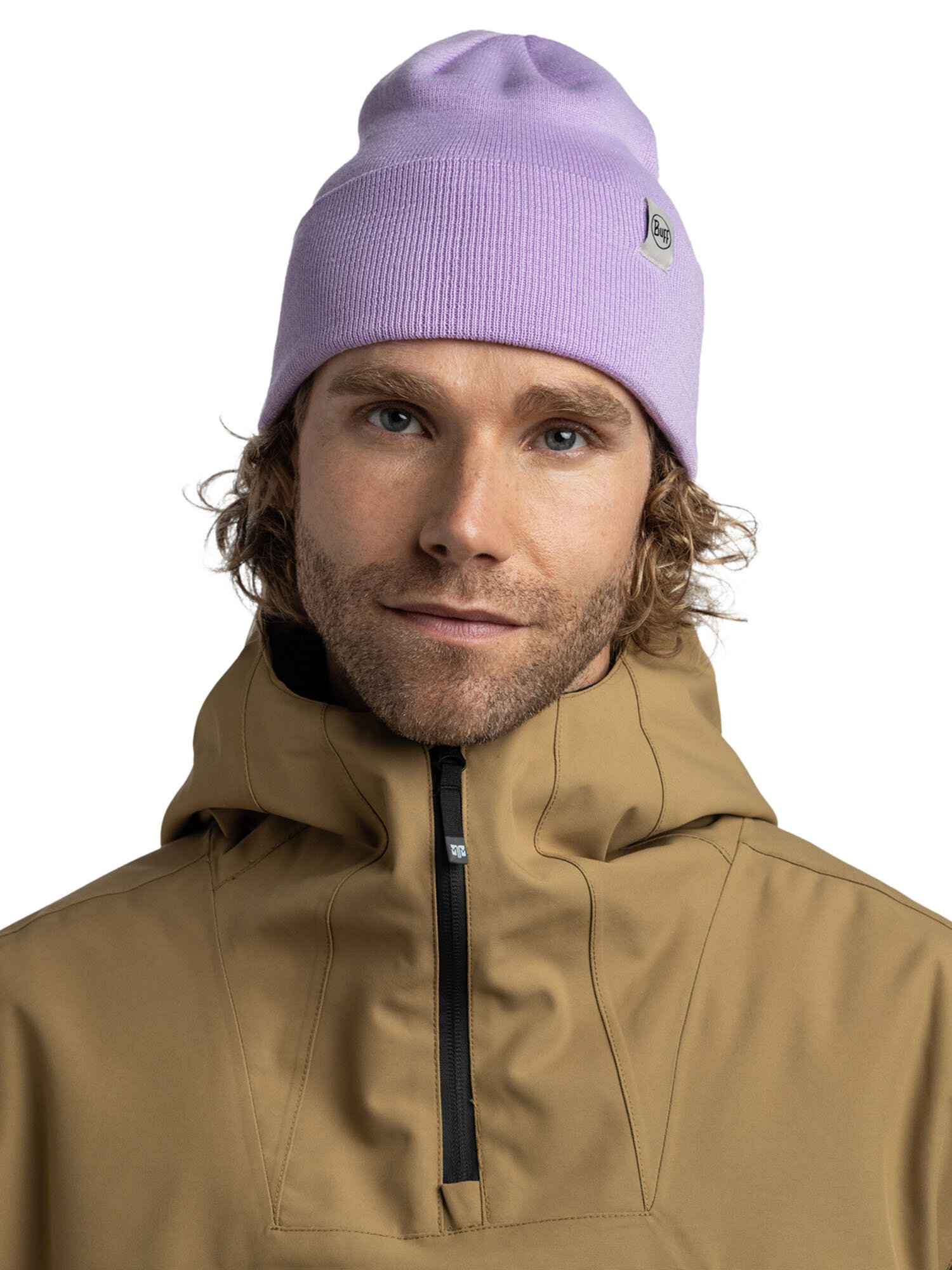 Шапка Buff Knitted hat lilon для взрослых и детей, размер OneSize, фиолетовый — фото 1