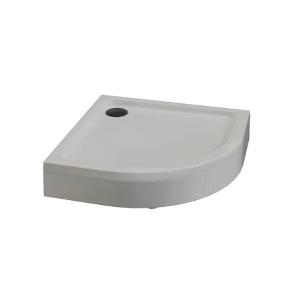 Поддон для душа Radomir Берген RD 80x80 см, акриловый, угловой, средний, с антискользящим покрытием, российский