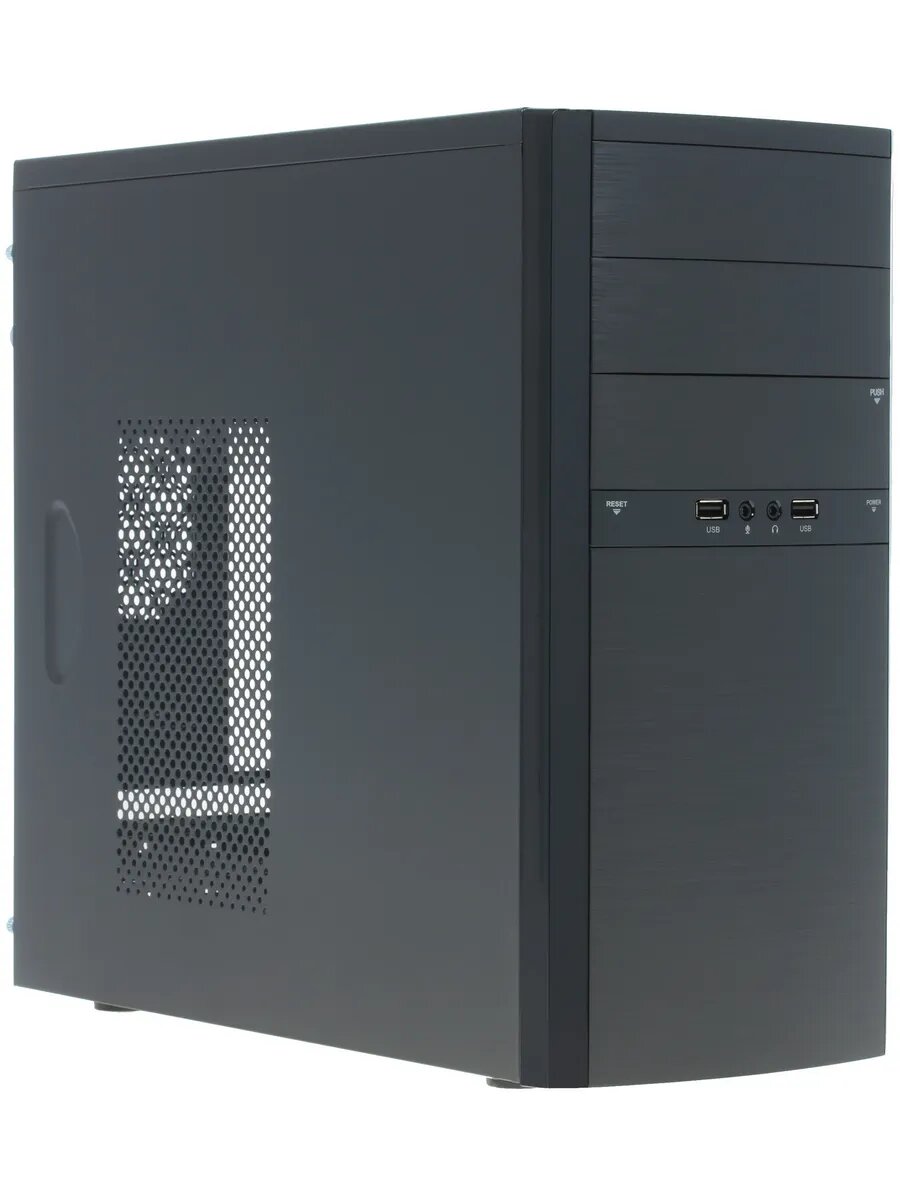 Корпус для ПК ES722BK PM-400ATX MicroATX Minitower 400W