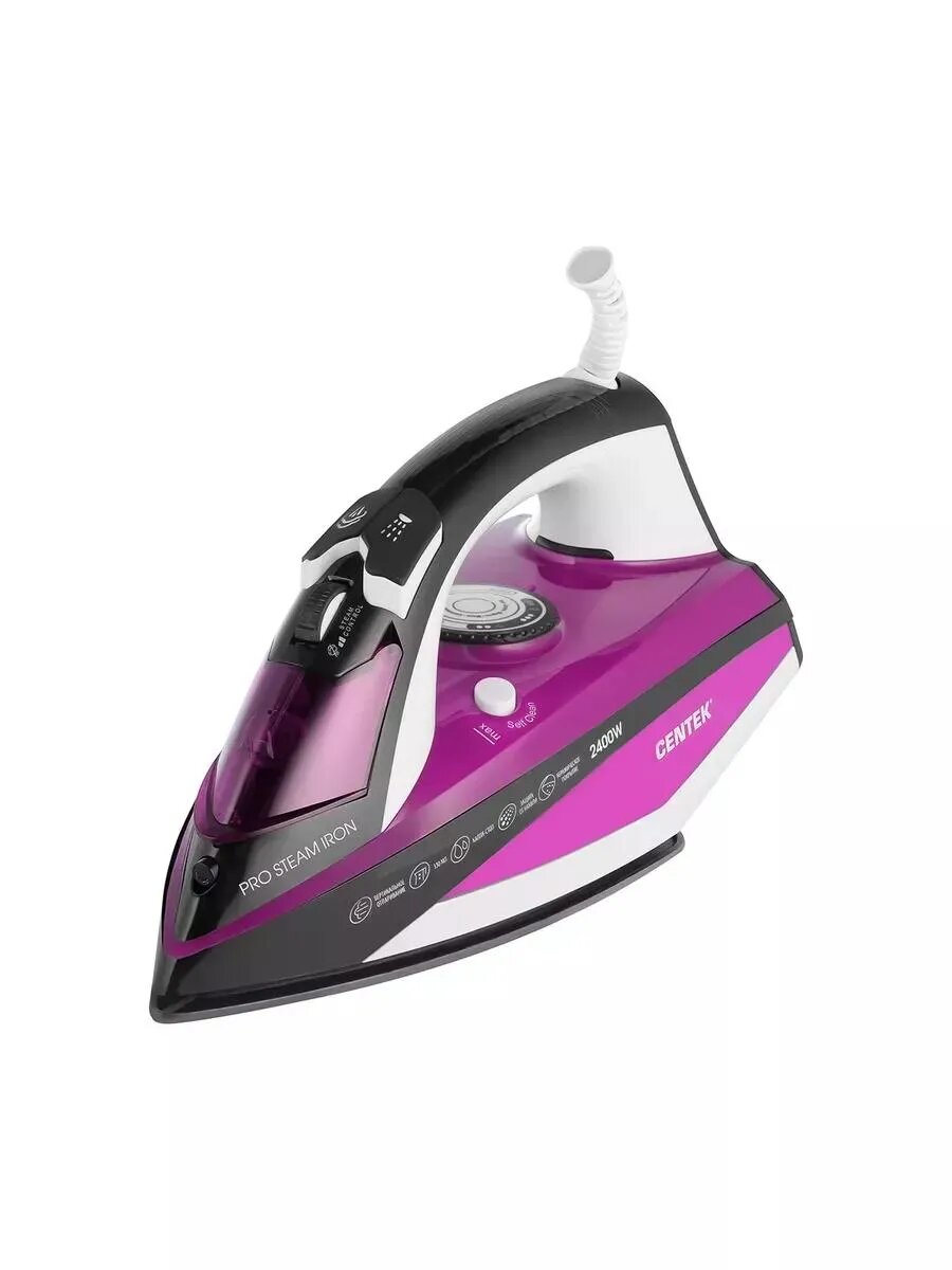 Утюг электрический CT-2344 фиолетовый 2400Вт