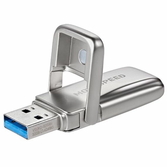 Память USB Flash 32 Гб Move Speed YSUKD (YSUKD-32G3N) - откидной, металл