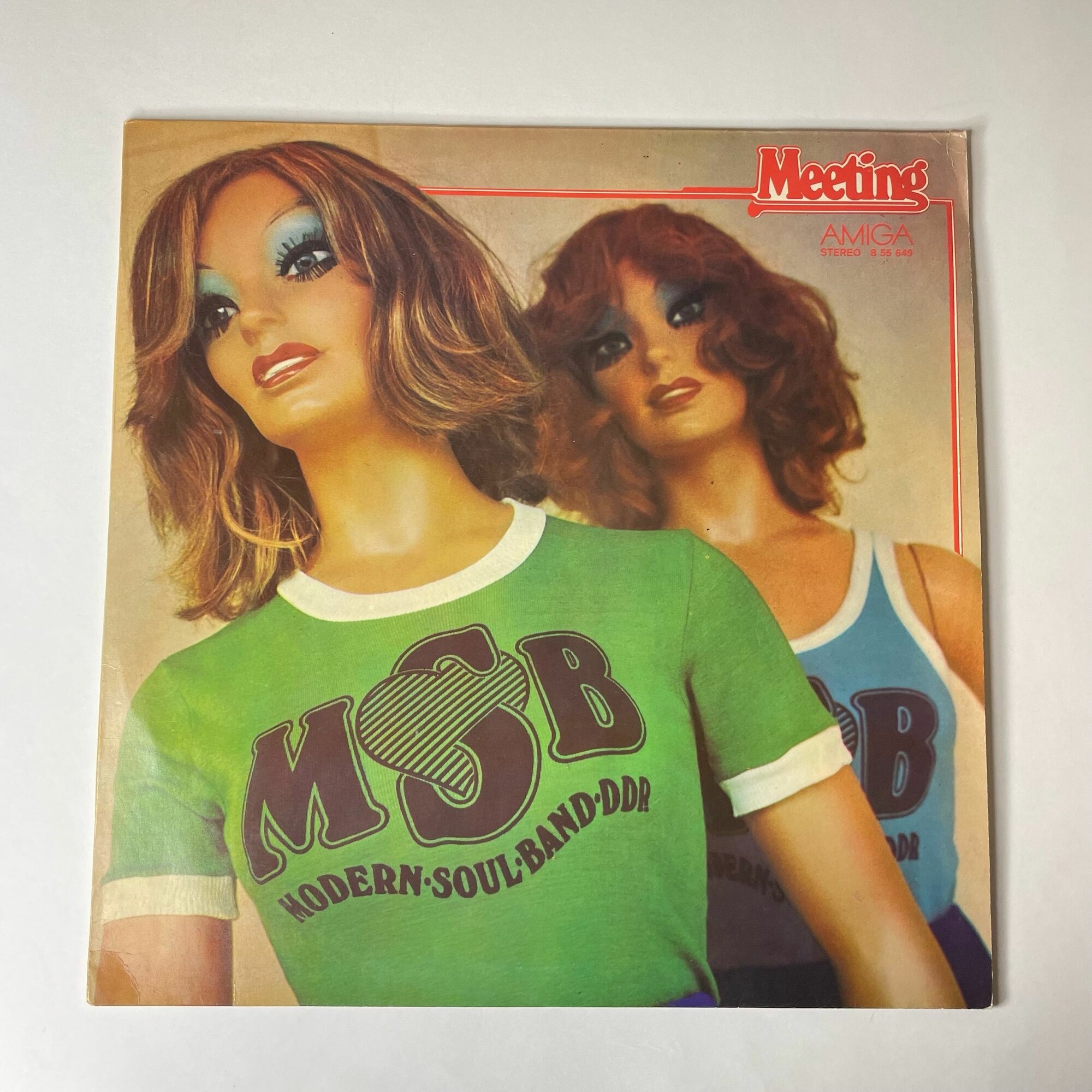 Винтажная виниловая пластинка LP Modern Soul Band Meeting (ГДР 1979)