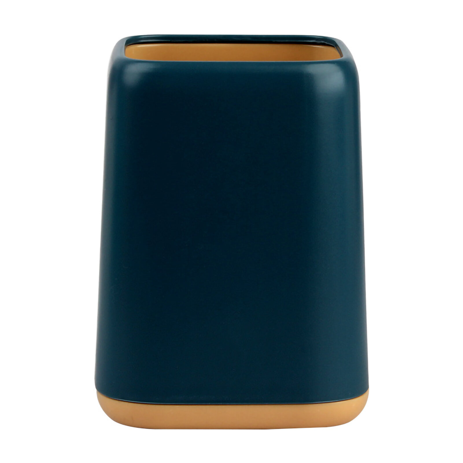 Pen Holder для стола из ABS, цвет: тёмно-синий/серо-белый/светло-зелёный/светло-розовый, размер: 7.0 * 10.5см, вес: 117г, упаковка: 1 шт, для офиса, школы, дома, хранения канцелярии, принадлежностей для макияжа