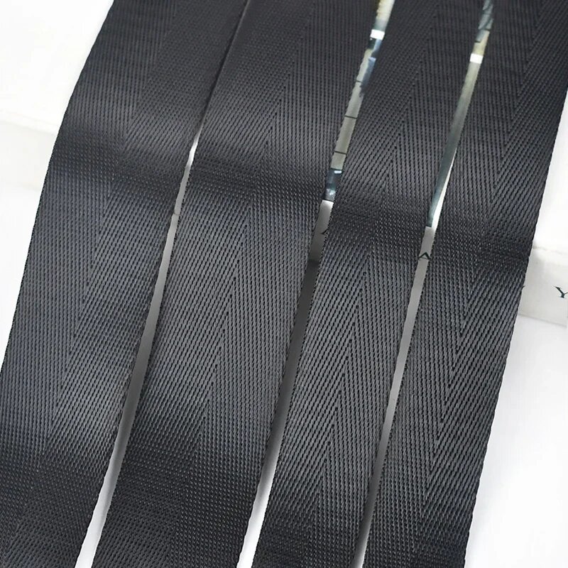 Ленты нейлоновые Meetee черные 20/25/32/38 мм RD001-Black, 50mm