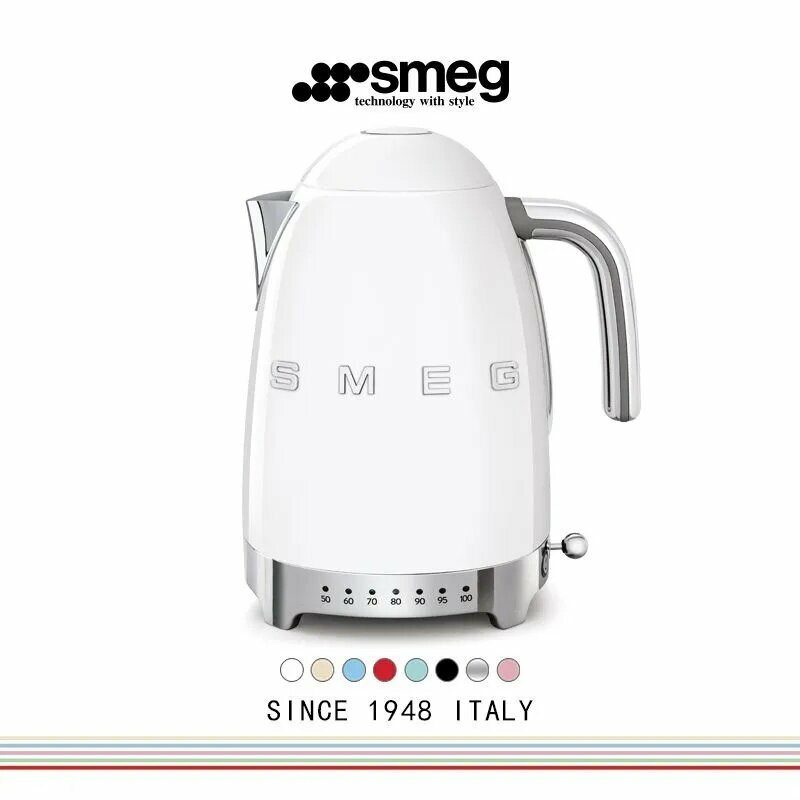 Электрический чайник SMEG KLF04, белый