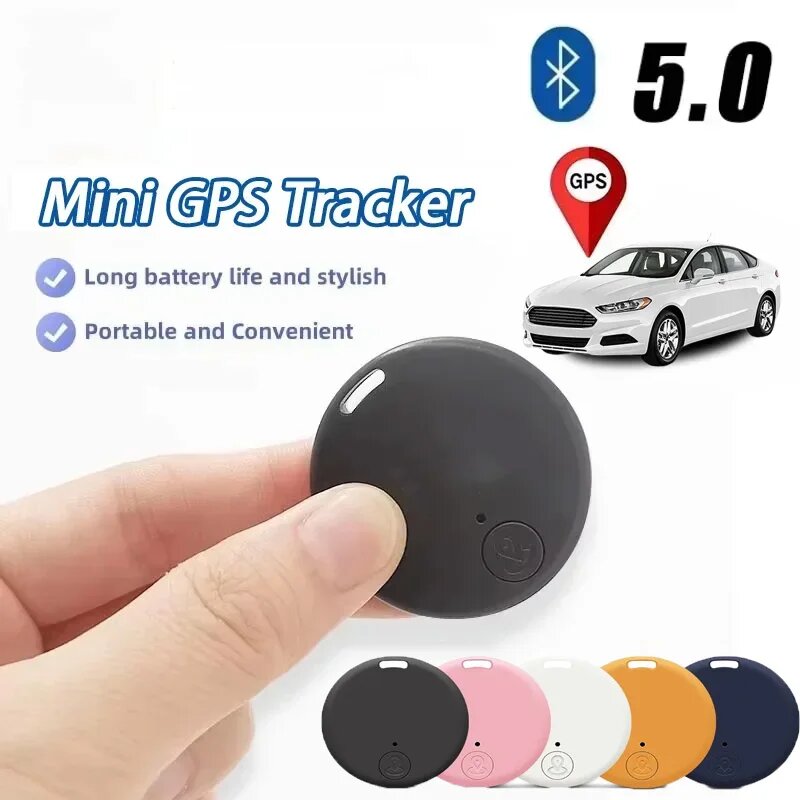 GPS-трекер Mini Bluetooth 5.0, черный — фото 1
