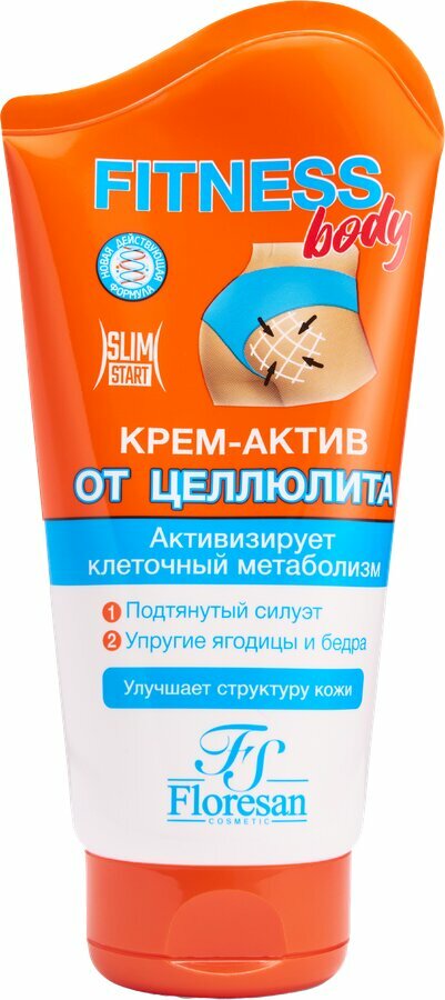 Крем для тела FLORESAN COSMETIC Fitness Body от целлюлита, 125мл