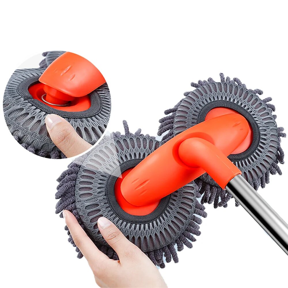 Роторная швабра для автомойки Leben, выдвижная мягкая щетка, не повреждает автомобиль, длинная ручка, выдвижная щетка для мойки автомобиля, инструменты для чистки автомобиля, Spare brush head