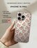 Чехол на Apple iPhone 16 Pro / Айфон 16 Про с принтом "Little hearts doodles 2 -...