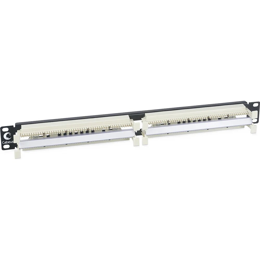 Cabeus 100 парная кросс-панель 110 типа, 19" 1U (без модулей) CP-100P-110TYPE