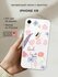 Чехол на Apple iPhone XR / Айфон XR с принтом "Lucky flowers", прозрачный