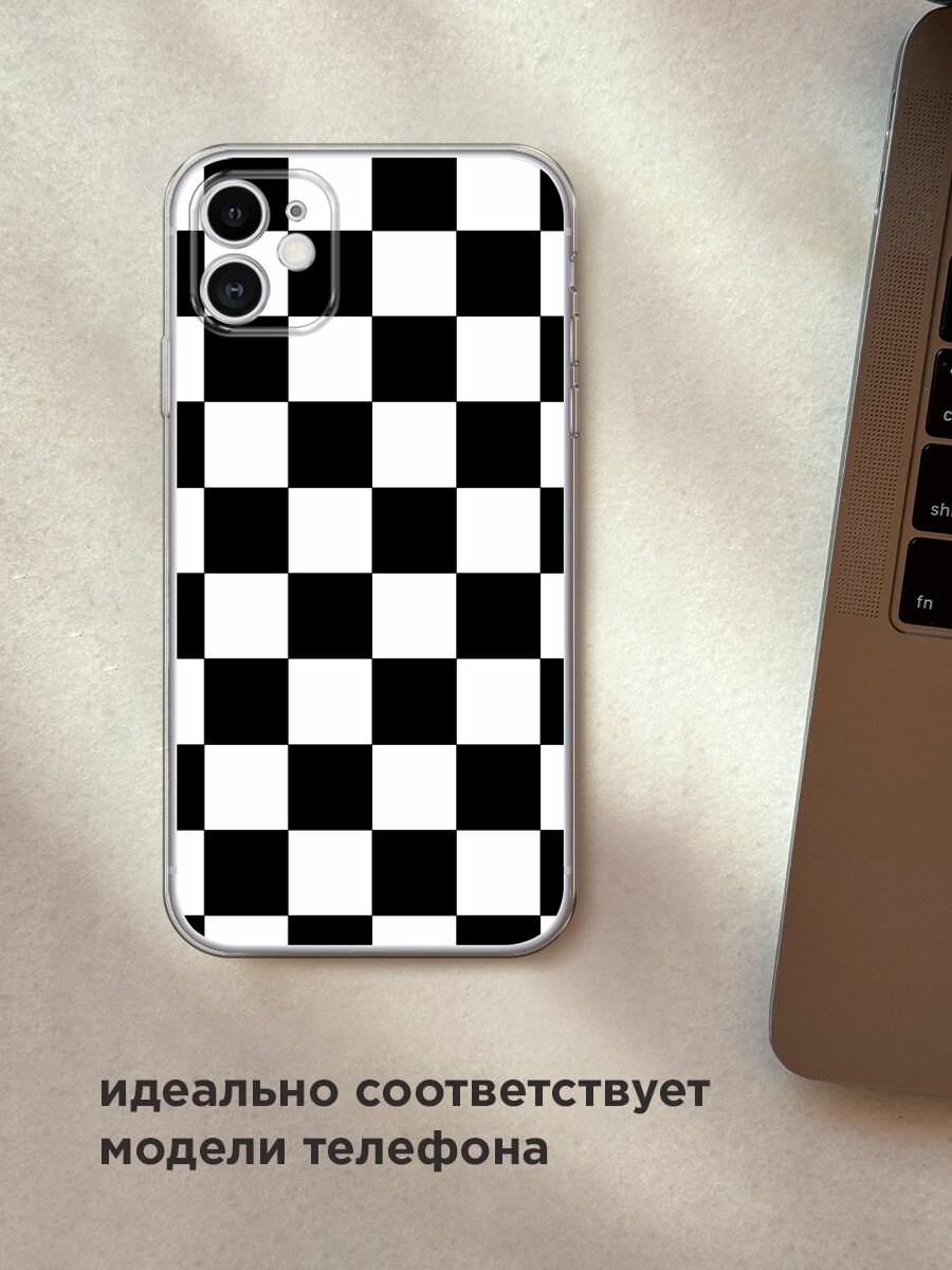 Чехол на Apple iPhone 11 / Айфон 11 с принтом "Шахматная доска" — фото 1