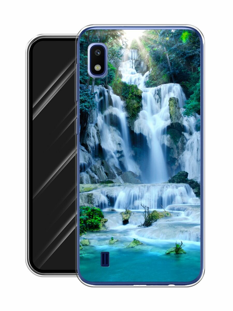 Чехол на Samsung Galaxy A10 / Самсунг Галакси А10 с принтом "Водопад 8" — фото 1