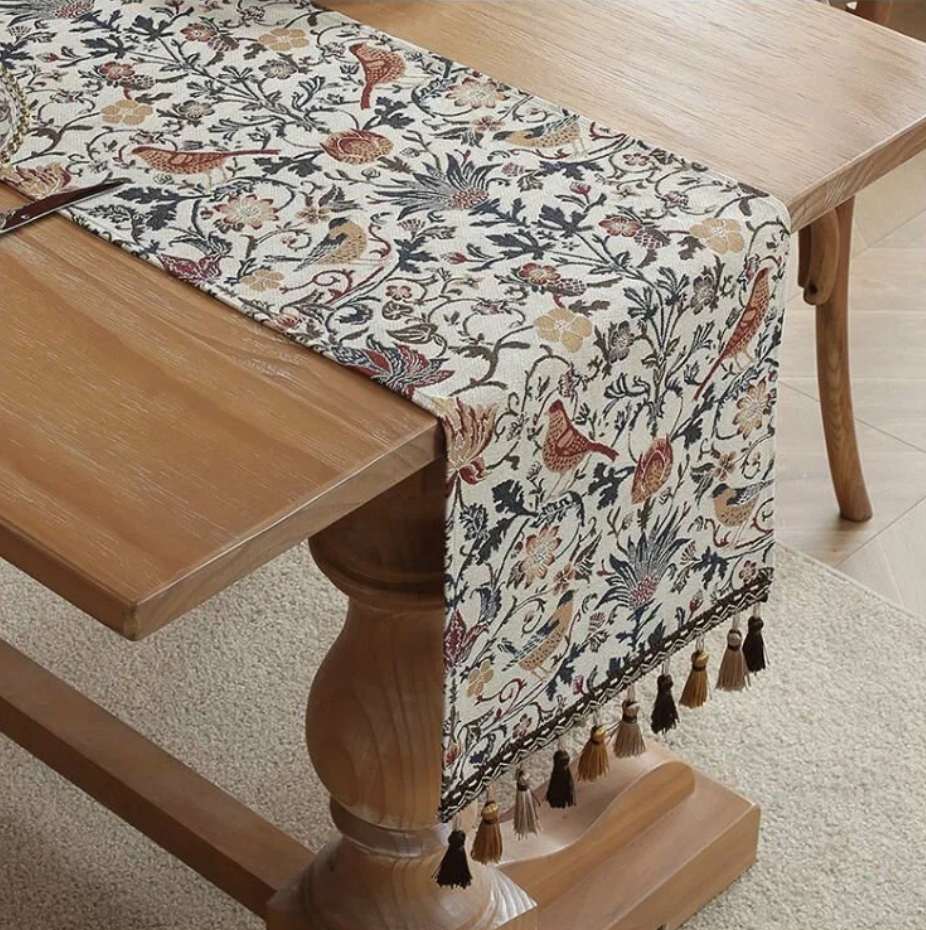 Скатерть дорожка на стол, дорожка сервировочная гобеленовая 30х180 см