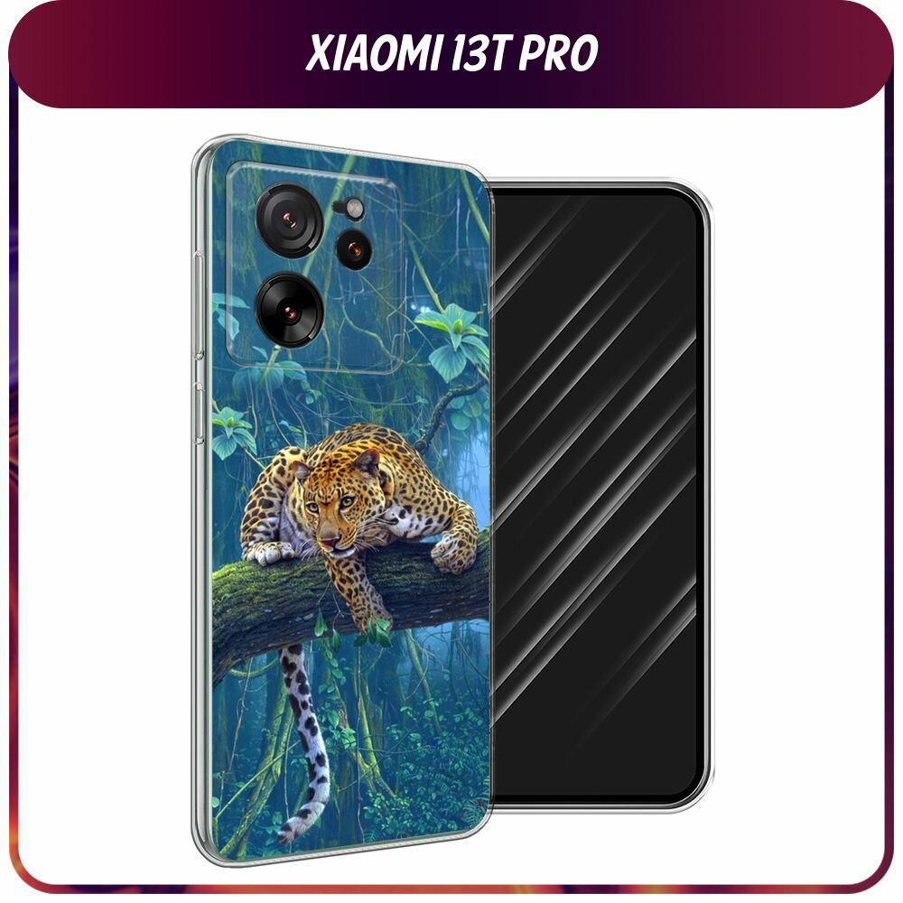 Чехол на Xiaomi 13T Pro / Сяоми 13Т Про с принтом "Леопард охотник"
