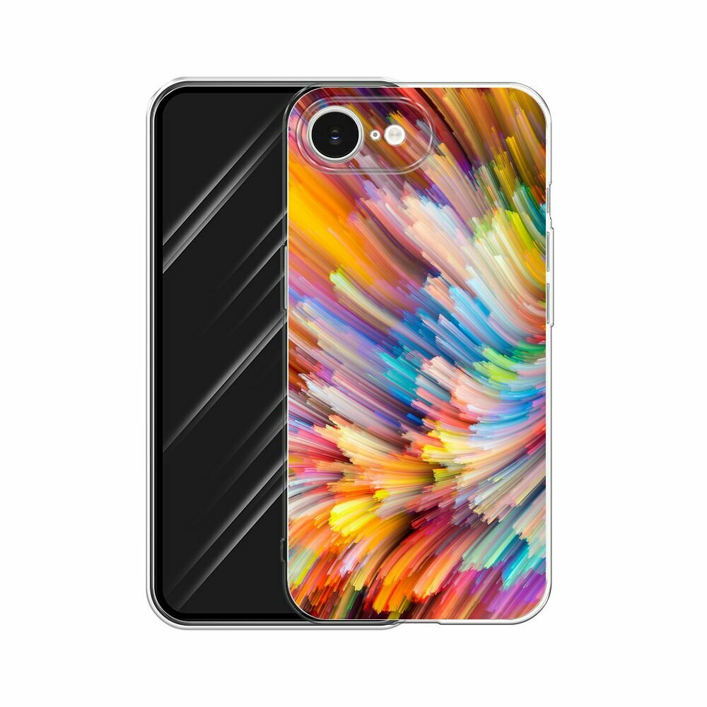 Чехол на Apple iPhone 16e/17e / Айфон 16е/17e с принтом Абстракция 4 — фото 1