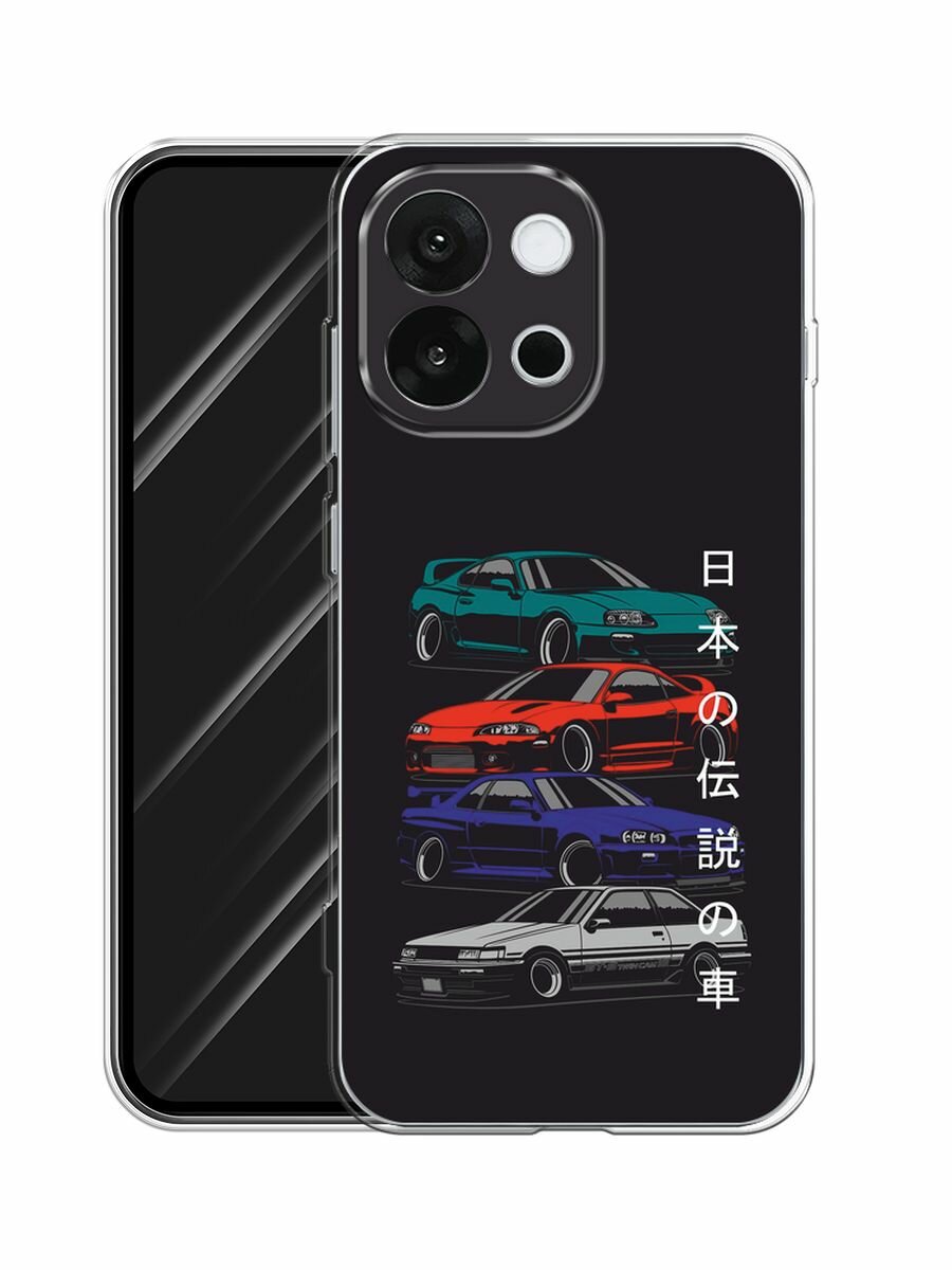 Чехол на OnePlus 13T / Ван Плас 13Т с принтом "JDM Legend cars" — фото 1