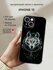 Силиконовый чехол на Apple iPhone 15 / Айфон 15 с принтом "Волк оберег"