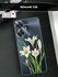 Чехол на Realme C55 / Реалми C55 с принтом "White lily", прозрачный