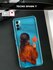Чехол на Tecno Spark 7 / Техно Спарк 7 с принтом "Девушка с опавшим листом", про...