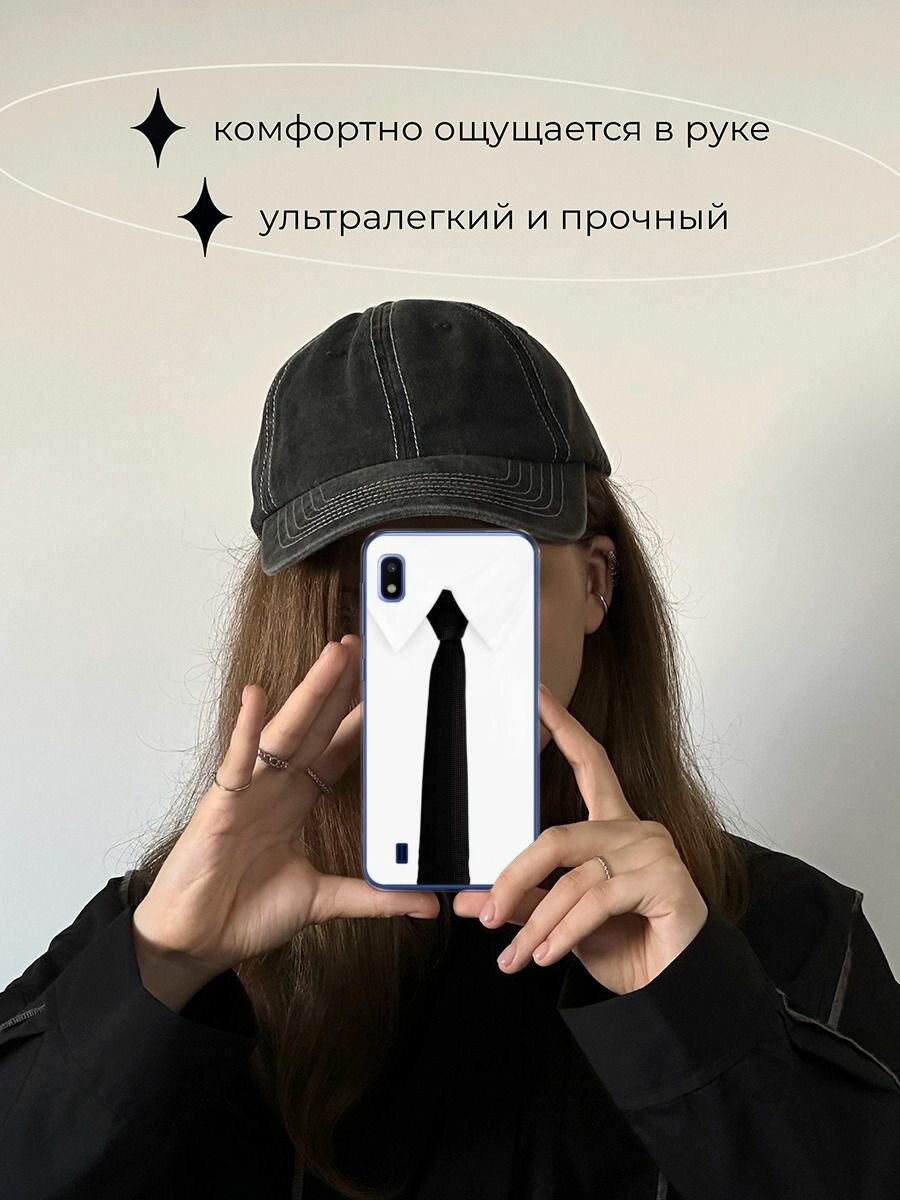 Чехол на Samsung Galaxy A10 / Самсунг Галакси А10 с принтом "Галстук" — фото 1
