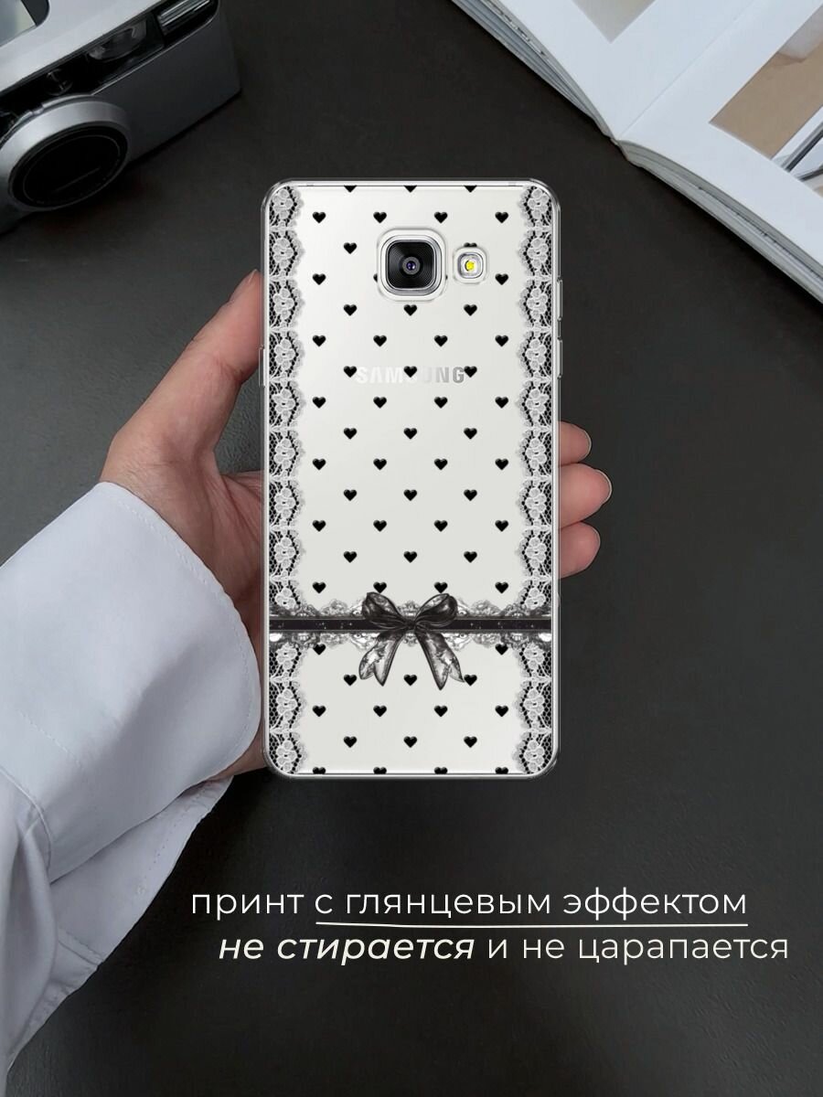 Чехол на Samsung Galaxy A5 2016 / Самсунг Галакси А5 2016 с принтом "Подарочек" — фото 1