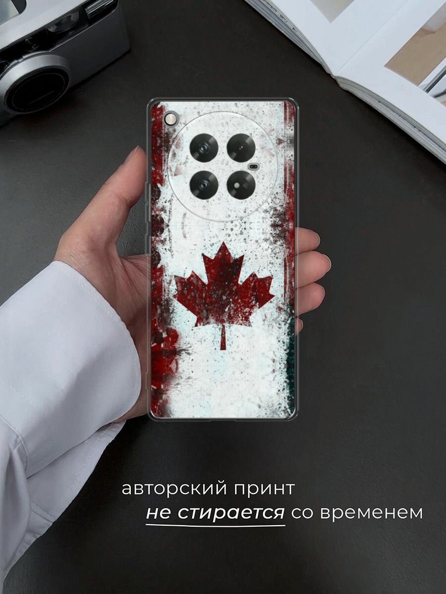 Чехол на Infinix Zero 40 5G / Инфиникс Зеро 40 5G с принтом "Канада" — фото 1