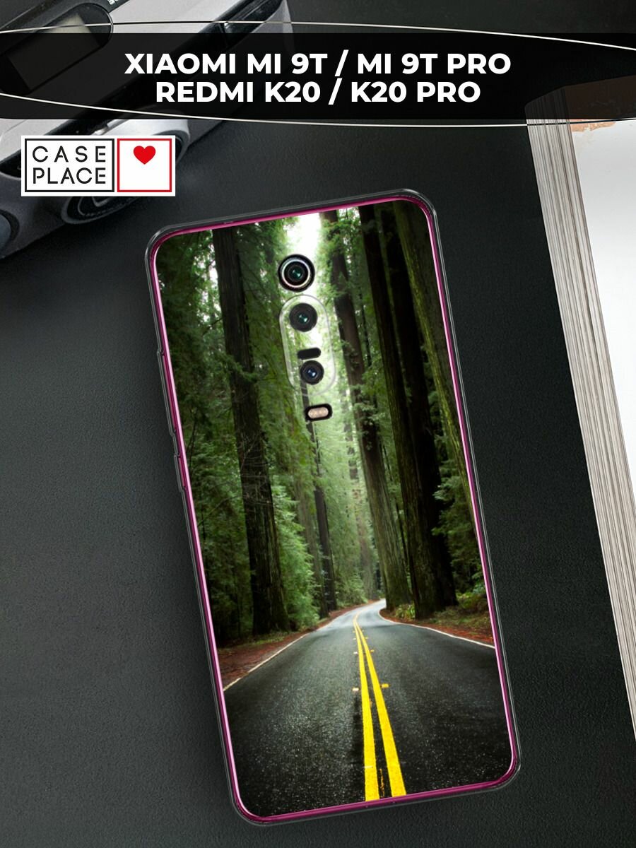 Чехол на Xiaomi Redmi K20/K20 Pro/Mi 9T/9T Pro / Сяоми Редми К20/K20 Pro/Mi 9T/9T Pro с принтом "Лес 17"