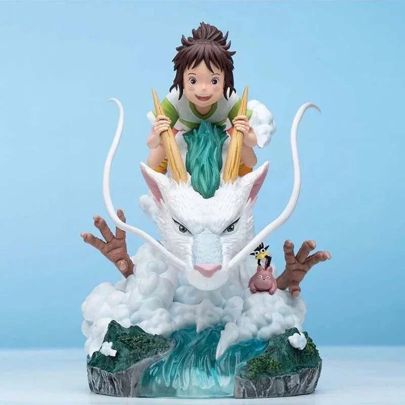 Фигурка аниме Унесенные призраками Chihiro и Haku Статуэтка ПВХ 15cm — фото 1