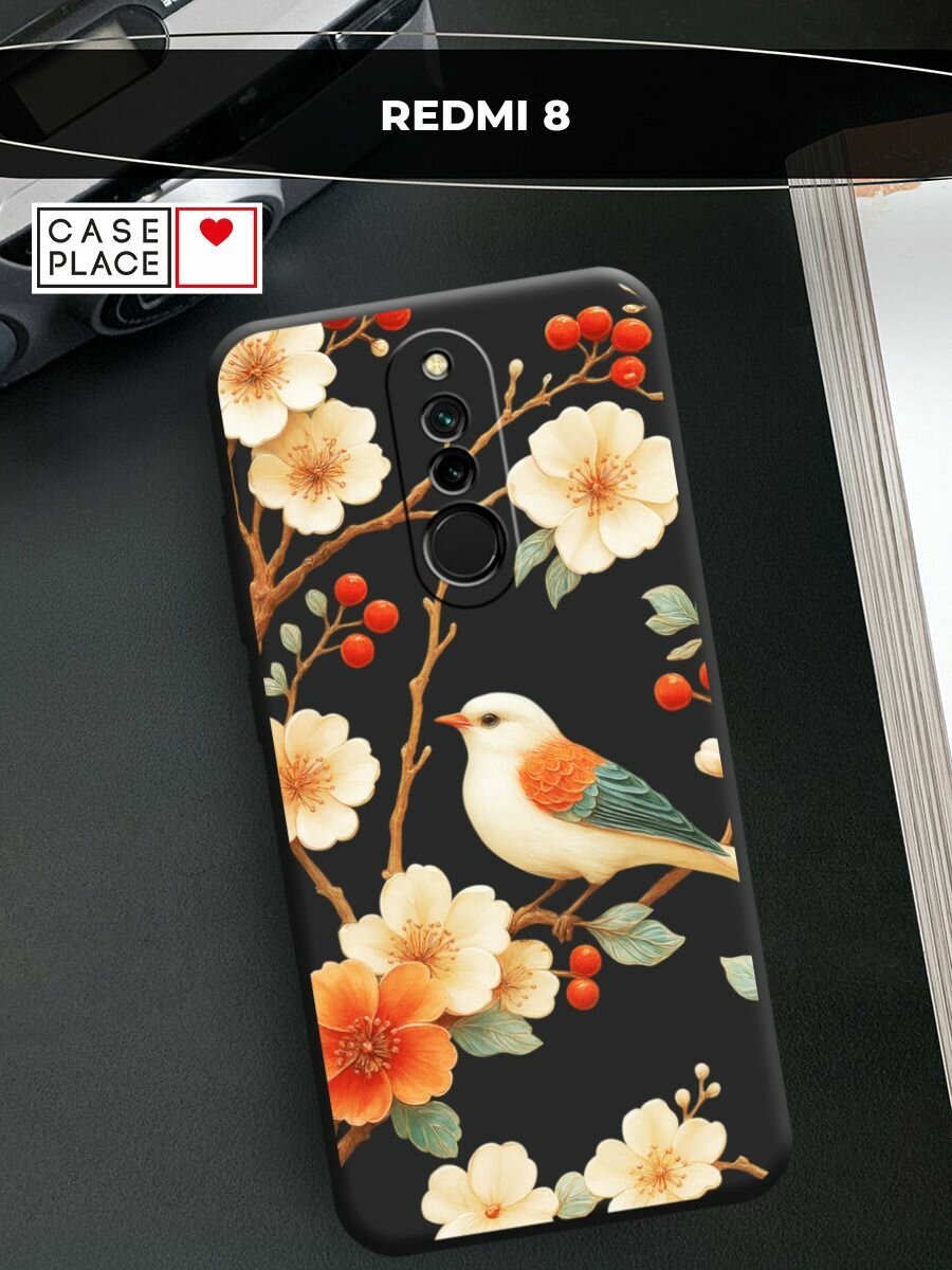 Чехол на Xiaomi Redmi 8 / Редми 8 с принтом "Красивая фреска 3"