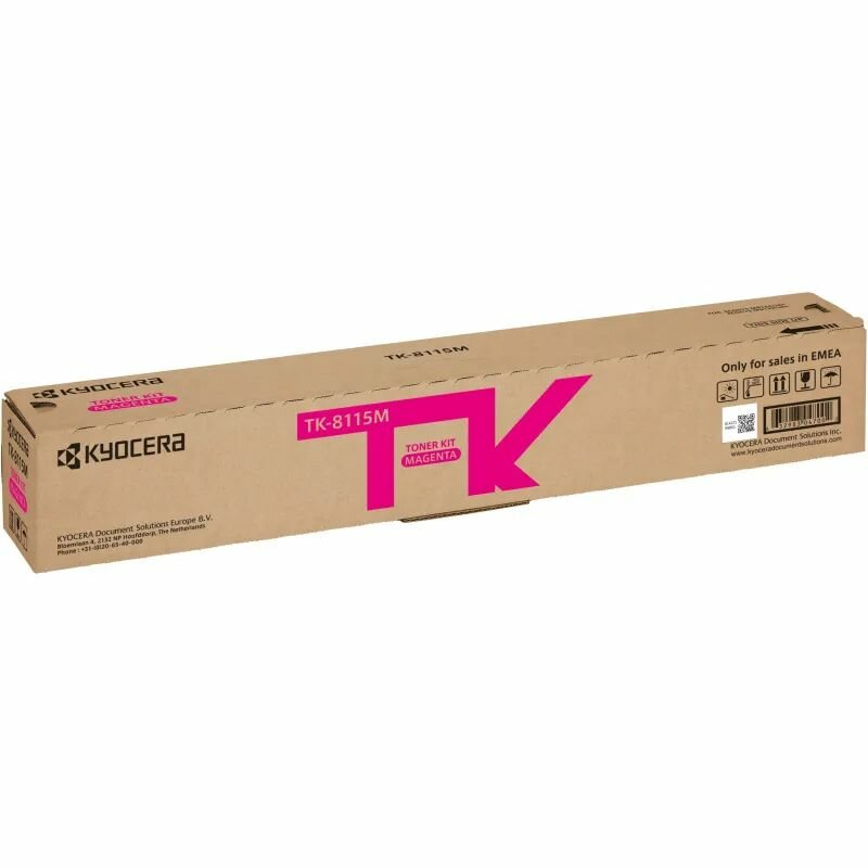Тонер-картридж Kyocera TK-8115M пурпурный для M8124cidn/M8130cidn