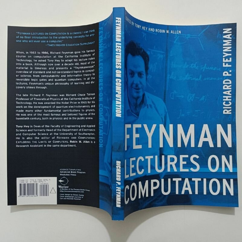 Feynman Lectures On Computation (Frontiers in Physics) 1st Edition by Richard P. Feynman (Author) — фото 1