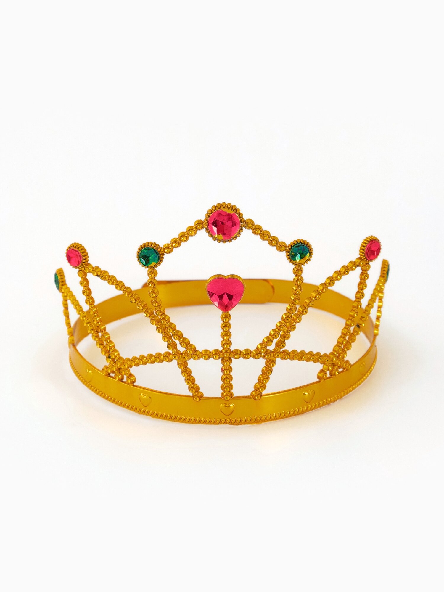 Корона принцессы праздничная, регулируемая, для девочки, пластик