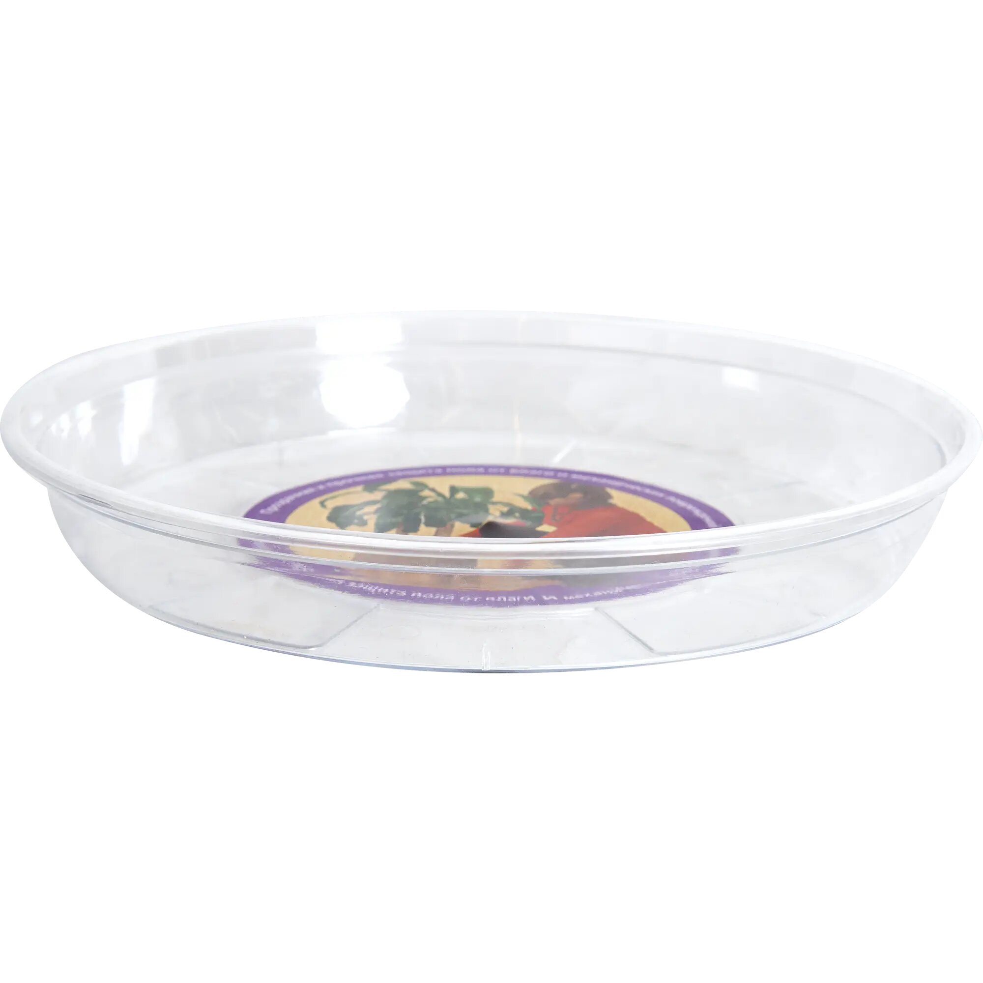 Поддон для горшка D21 из прозрачного пластика, лоток для декоративного цветка