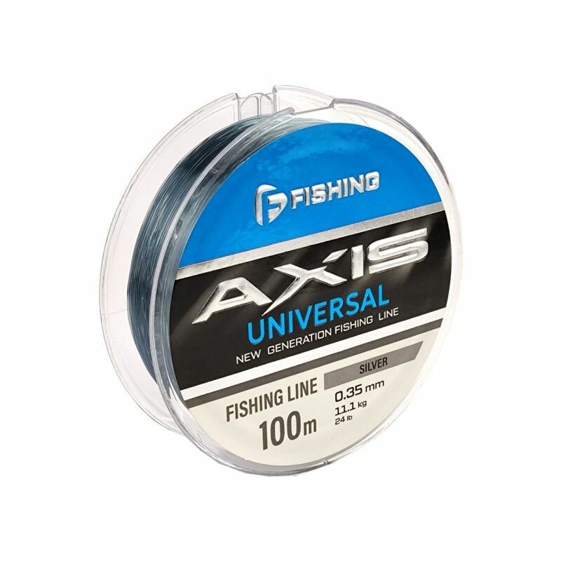 F-FISHING Леска Axis Universal Line Silver 100м 0,35мм 11,1кг 24lb