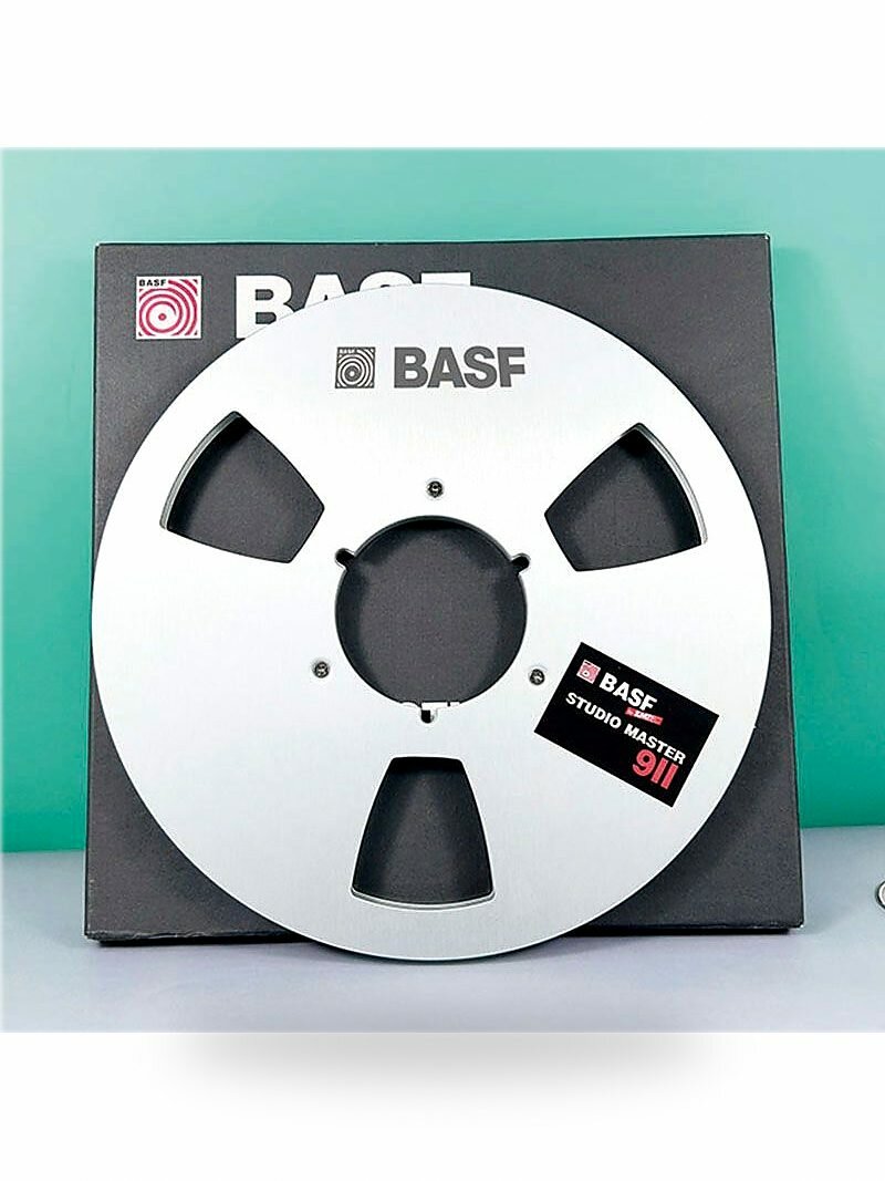 Катушки магнитофонные BASF 10,5 дюймов алюминиевые, 1/4 дюйма