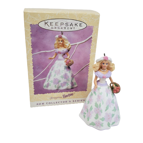 Кукла Barbie Celebration Ornament Springtime 1995 (Барби Праздничное елочное украшение Весеннее время 1995)