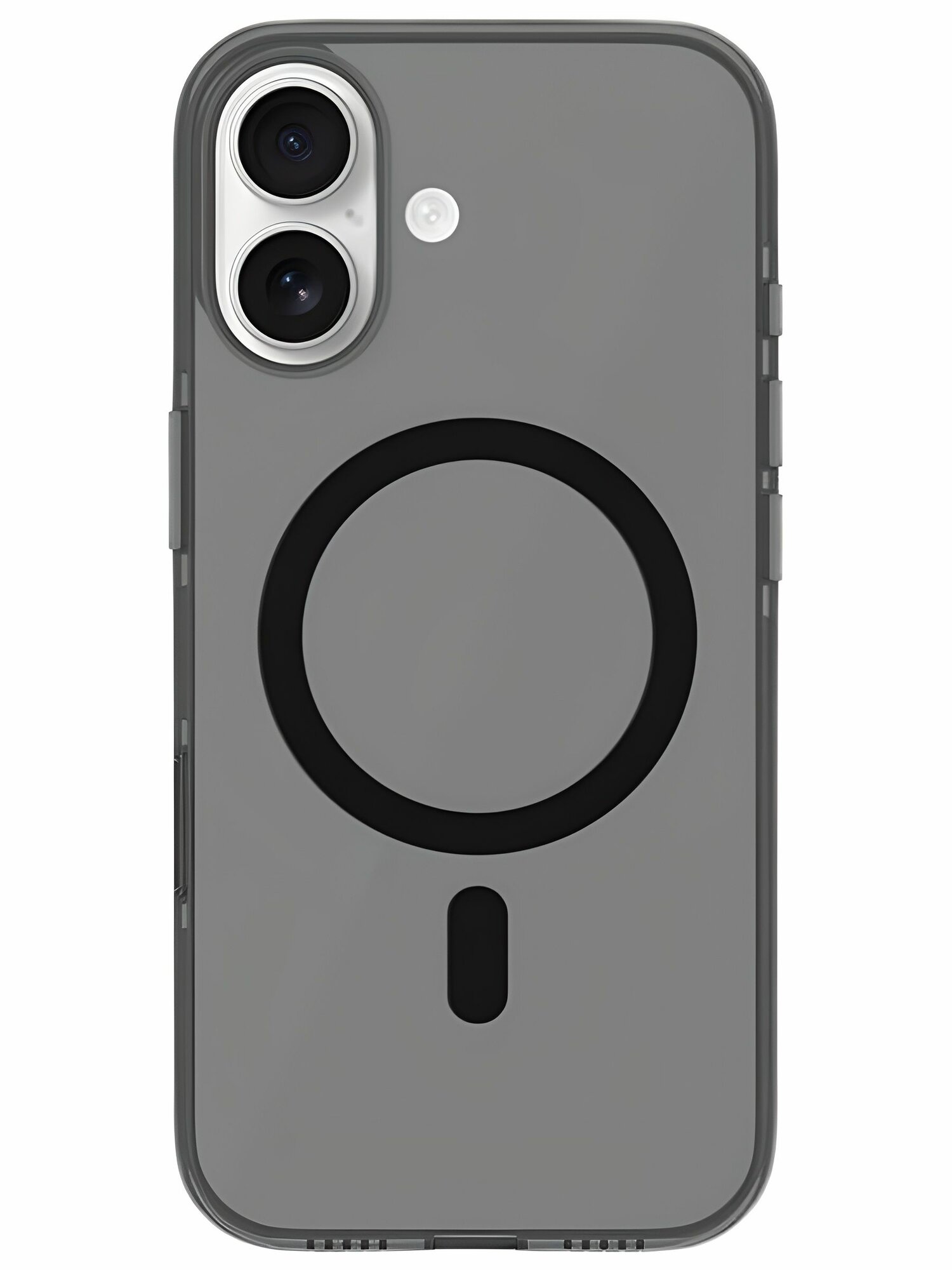 Чехол противоударный Iceguard iPhone 17, темно-прозрачный c поддержкой беспроводной зарядки