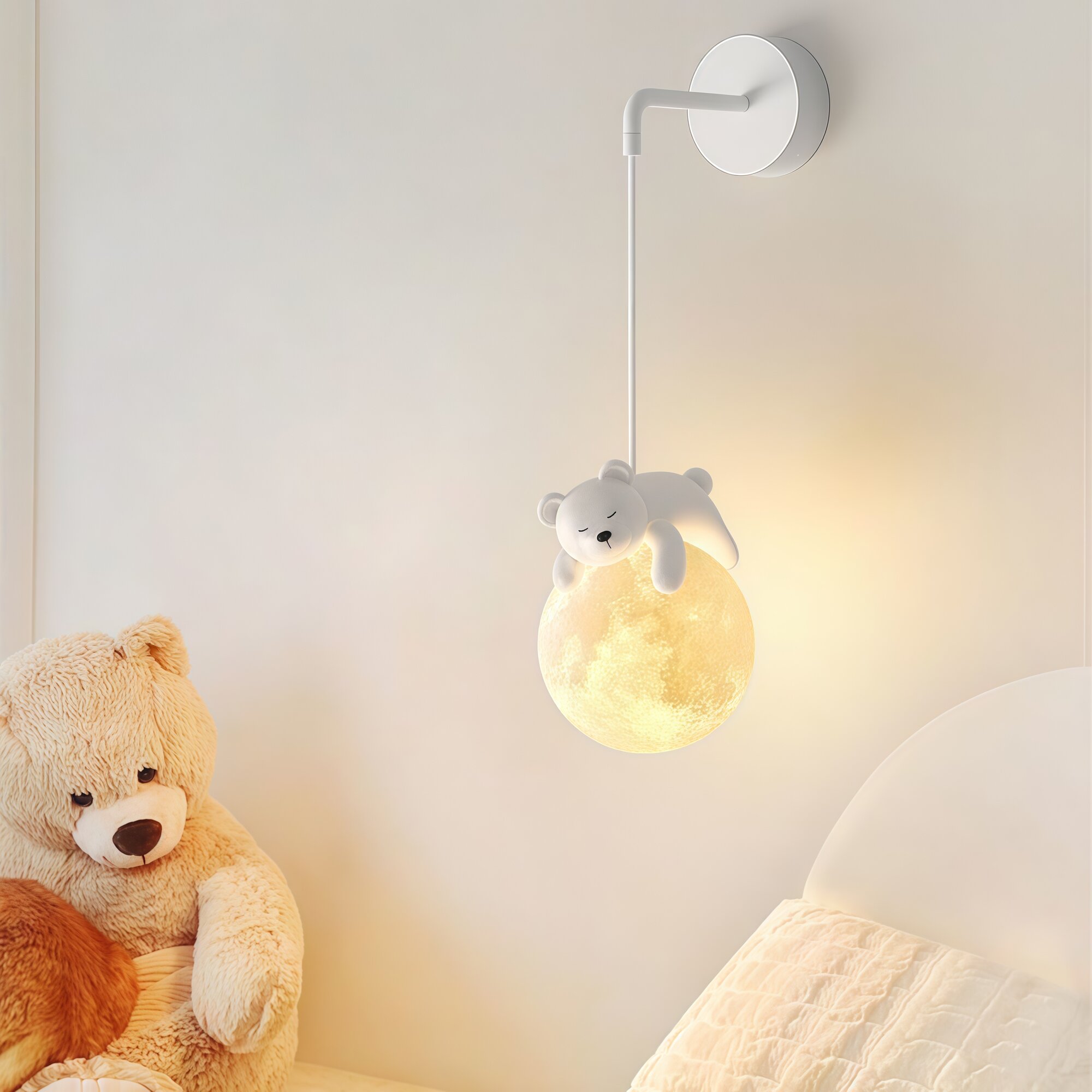 Светильник Clear Lighting "Маленький медвежонок", настенный, детский, IP20,