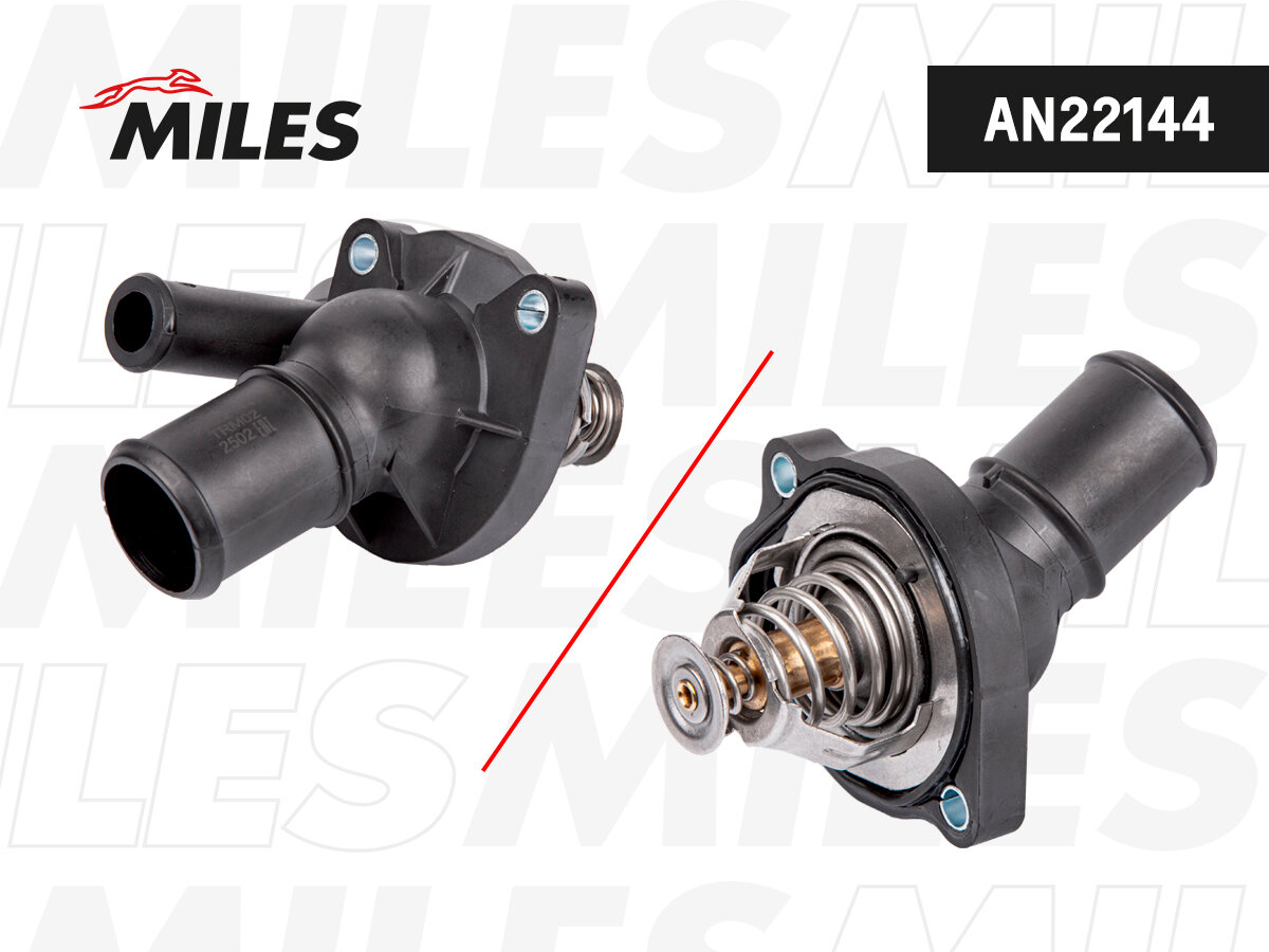 MILES Термостат FORD MONDEO/ GALAXY/ S-MAX / VOLVO S80 1.6-2.5/ 1.6TD-2.2TD 06- AN22144