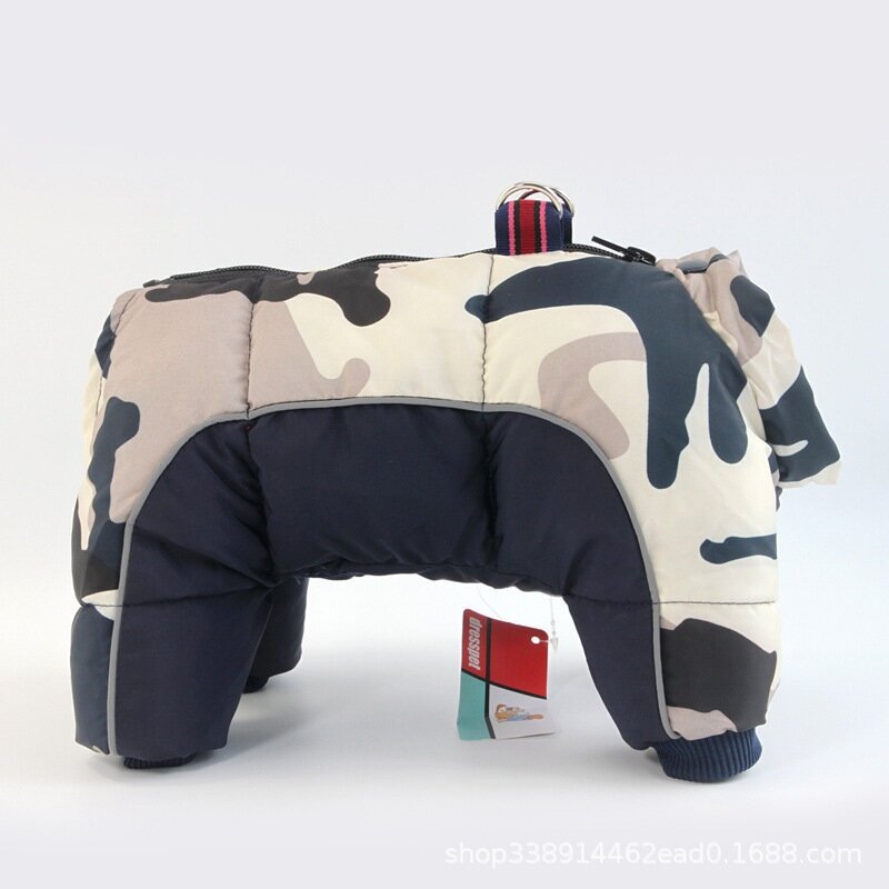 Комбинезон для собак мелких пород Arnydog "Черная молния" черный, 16# (XL) 33 см