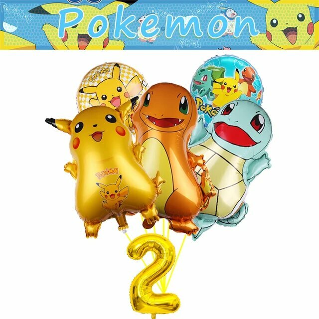 Персонаж аниме «Покемон Пикачу» на день рождения, атрибутика для вечеринки, посуда, чашки, тарелки, украшения для торта, подарочный набор для украшения вечеринки для мальчиков.