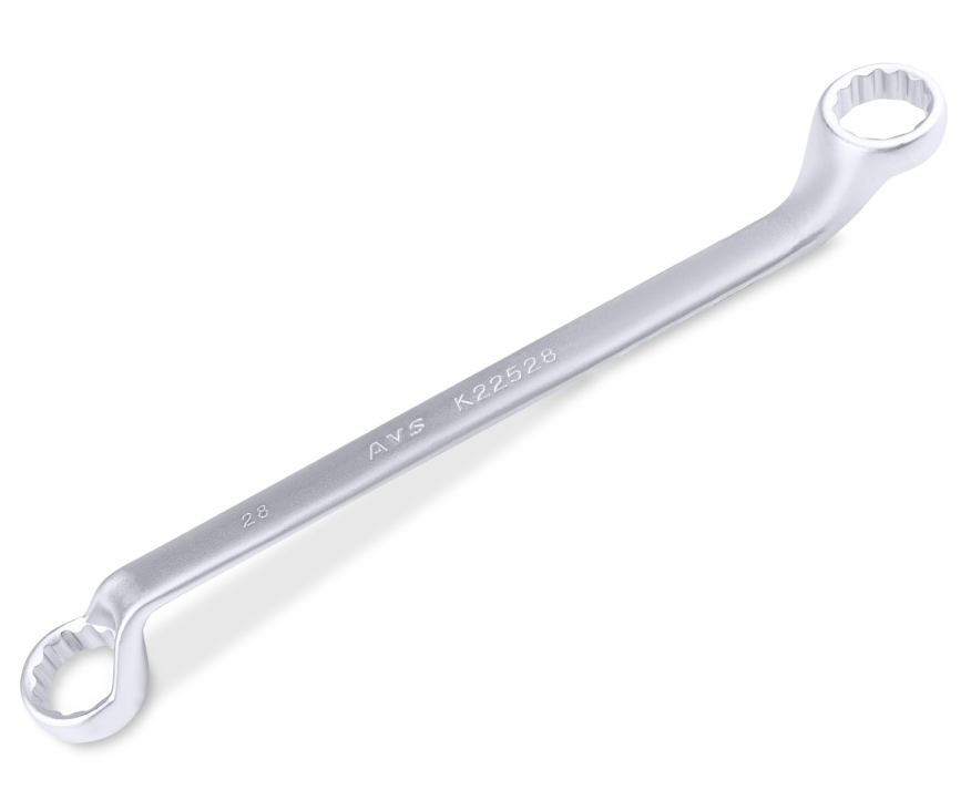 Ключ гаечный накидной изогнутый (25х28 мм) avs k22528