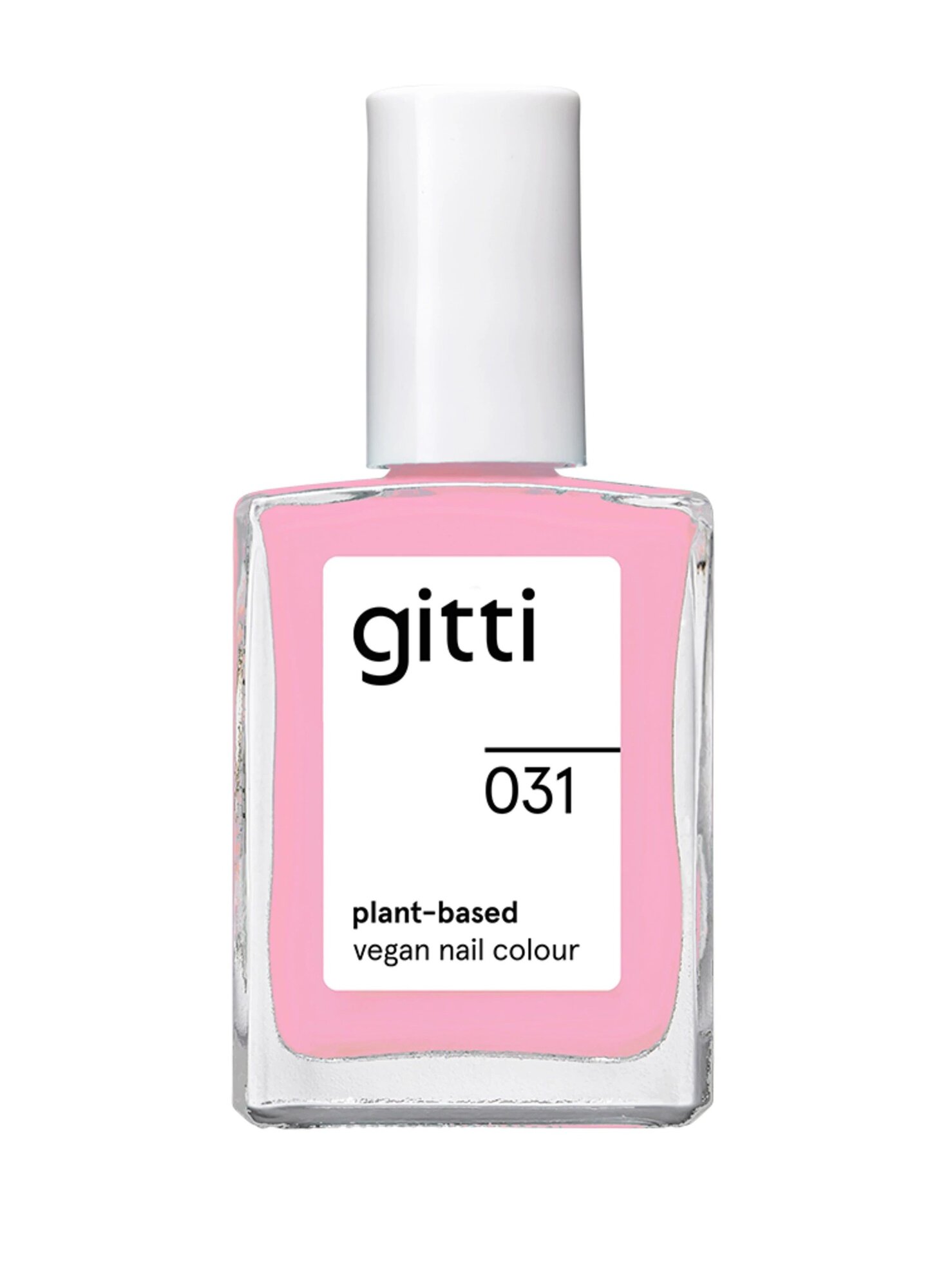 Gitti Веганский лак для ногтей PLANT-BASED VEGAN NAIL COLOUR, 15 мл цвет 031 - SOLAR PINK