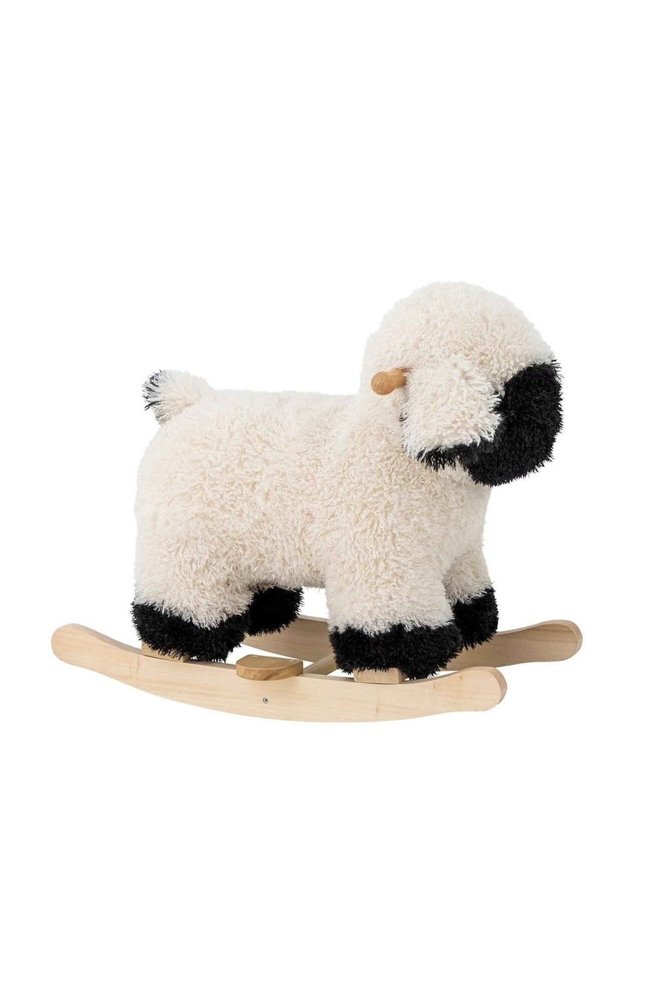 Игрушка-качалка Bloomingville Dolly из железа/дерева/полиэстера, цвет белый, 1253975001