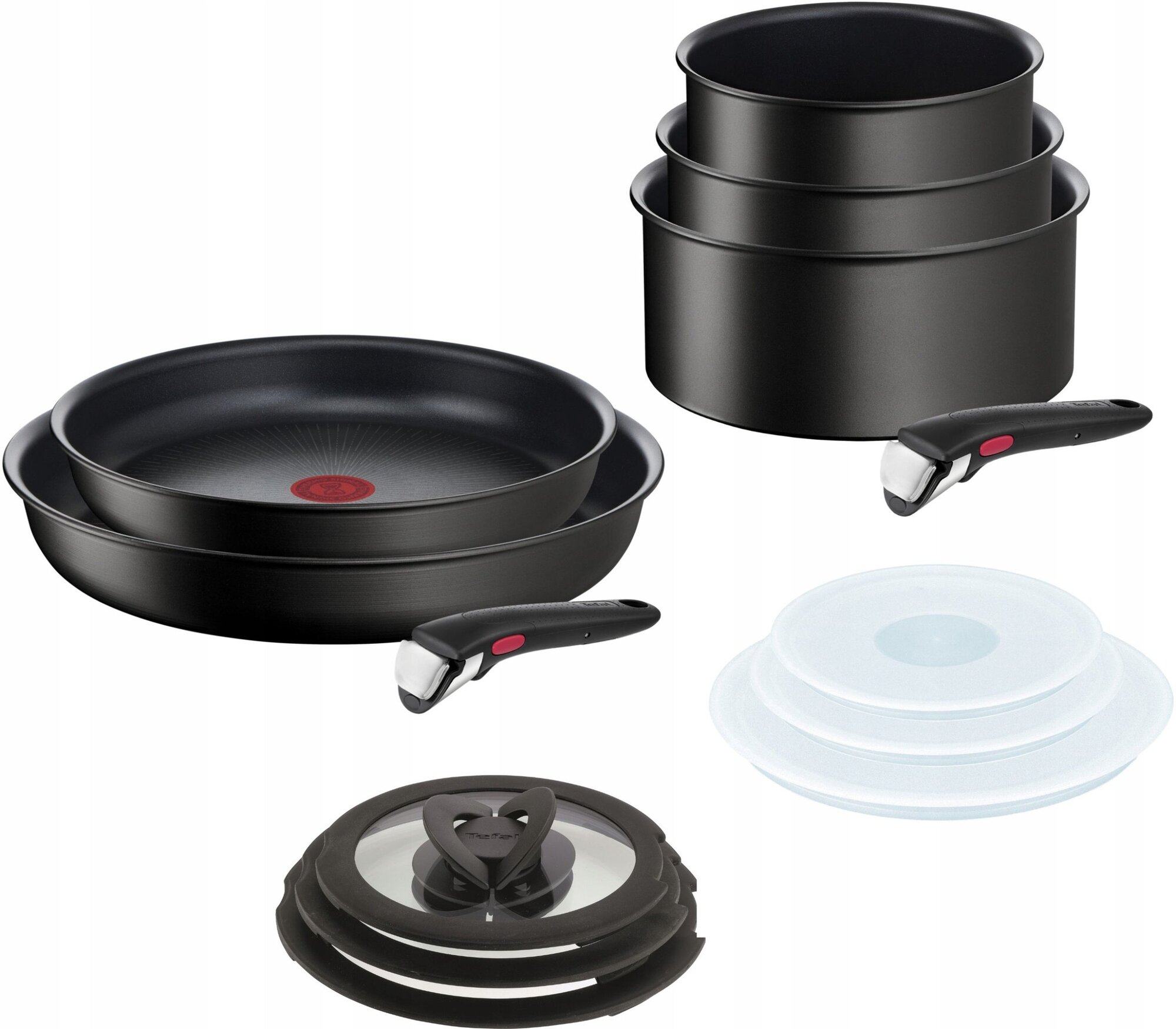 Набор посуды Tefal Ingenio Unlimited, 13 предметов, антипригарное покрытие, цвет черный