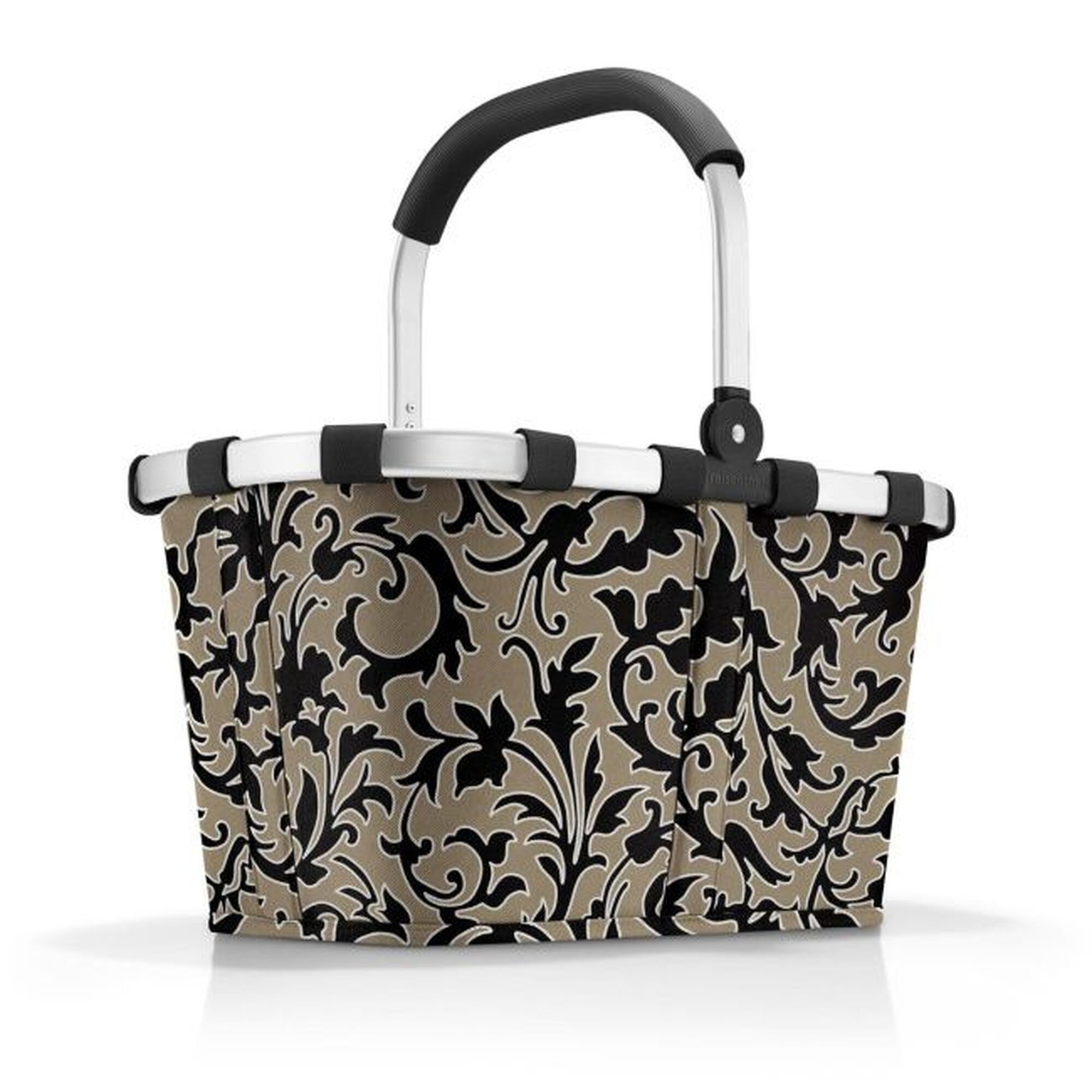 Корзина для покупок Reisenthel Carrybag, размер 48х29х28, цвет черный, бежевый, RBK7061